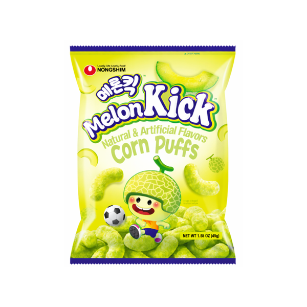 Melon Kick Corn Puffs 45g (Korea) – LECSA SPECIALTY SNACKS