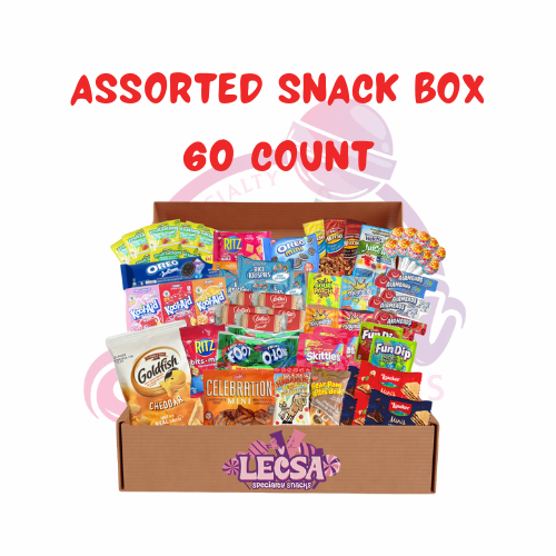 Assorted Snack Box - 60 Count – LECSA SPECIALTY SNACKS